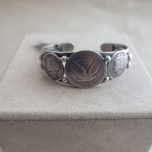 Mercury Dimes & Flying Eagle Quarter by Maggie Moser | True West Gallery
