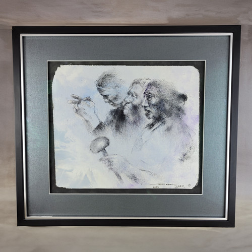 "The Ceremony" - Oil on Canvas, Done with Palette Knife, Framed by Donn ...