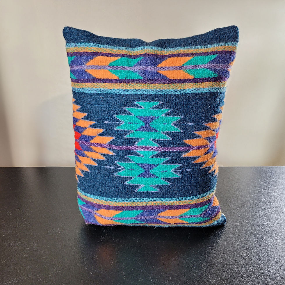 Geometric Pattern Zapotec Pillow | True West Gallery