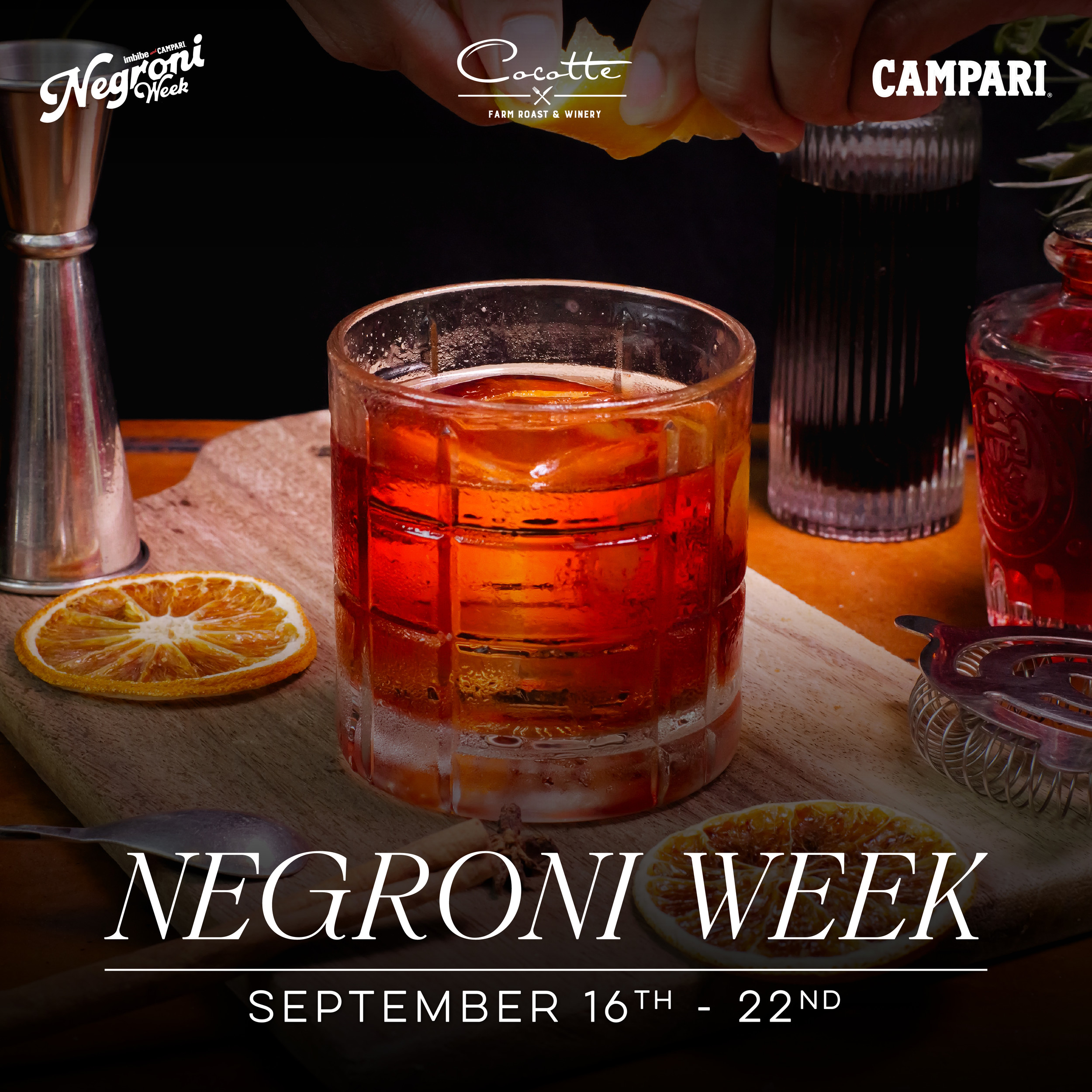 Celebrate Negroni Week at Cocotte Farm Roast & Winery: Enjoy Unique ...