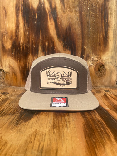 Khaki/Brown Leather Patch 7 Panel | My Site 5