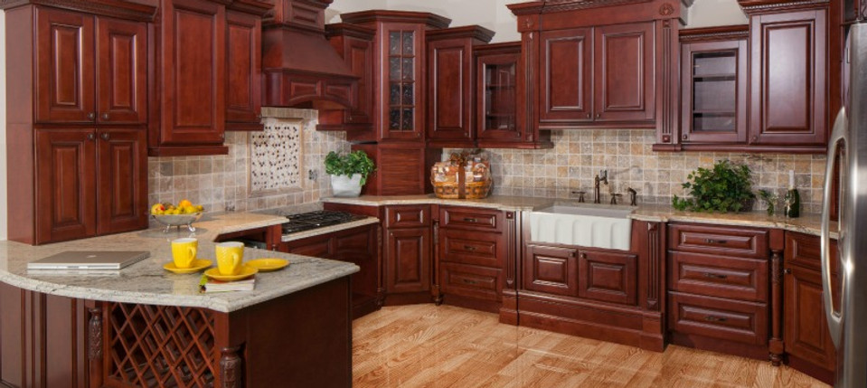 Merlot Glaze Cabinet Collection | Prefinished Cabinets