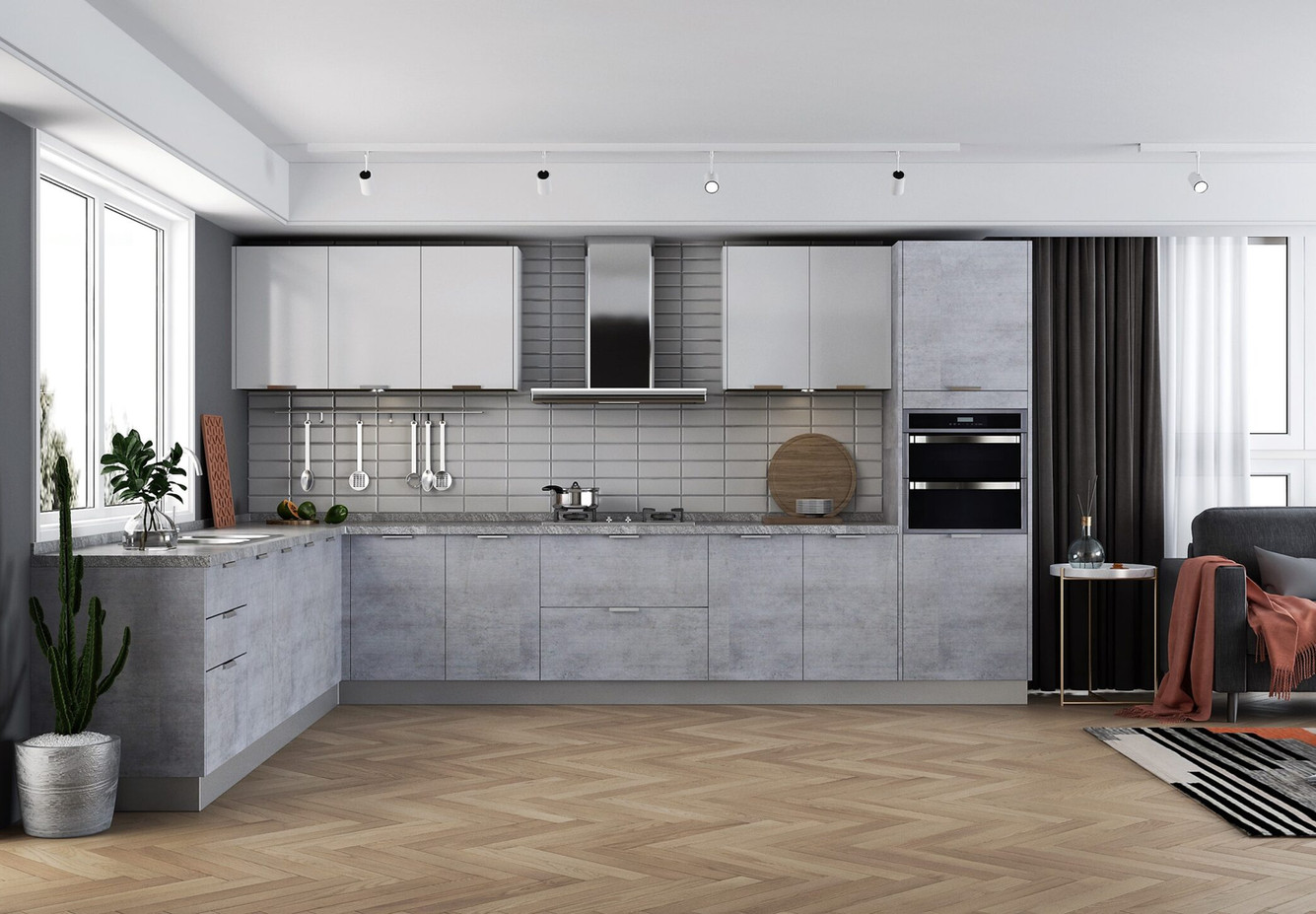 Legacy Series Euro-style Kitchen Cabinets | Prefinished Cabinets