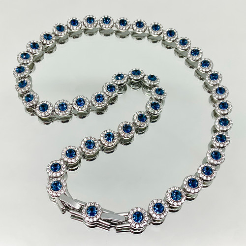 Premium Crystal Round Evening Necklace | Borun Crystal