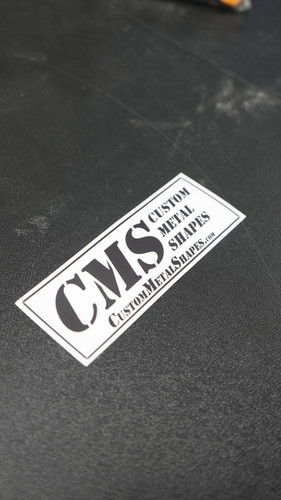 CMS Sticker | Custom Metal Shapes