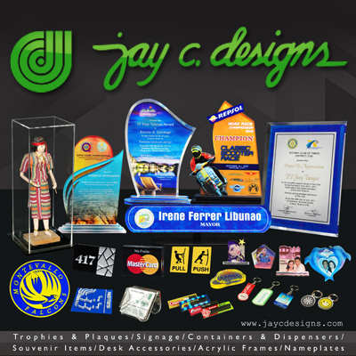 Jay C. Designs Customized Plaques Trophies Signage Acrylic Display