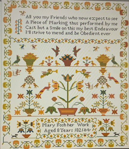 Mary Fosh Option 1 - Pattern Only | RWNAS Cross Stitch