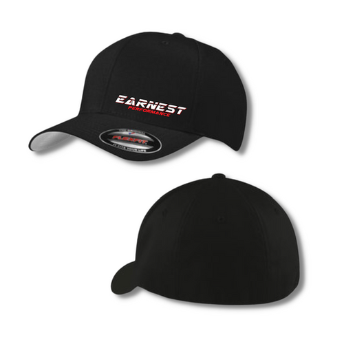 Black Flex Fit Hat | Earnest Performance
