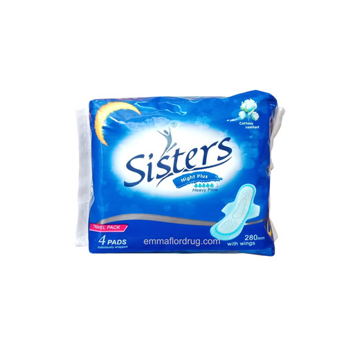 Sisters Night Plus Heavy Flow with Wings 4's | EmmaflorDrugStore