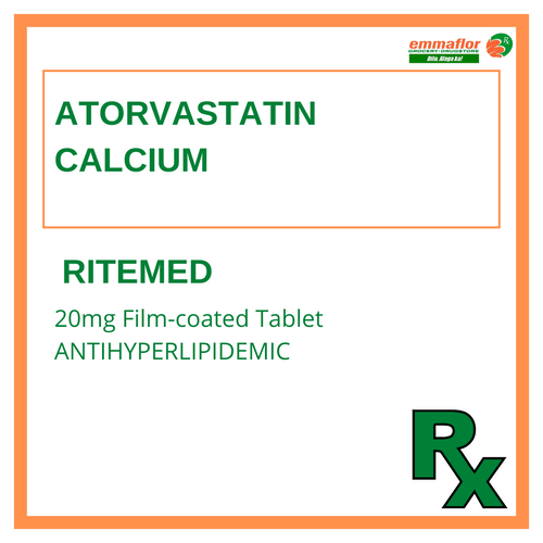 Ritemed Atorvastatin Calcium 20mg | EmmaflorDrugStore