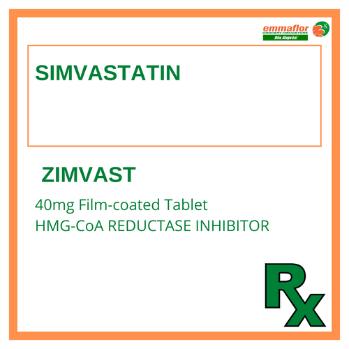 Simvastatin - Zimvast 40mg | EmmaflorDrugStore