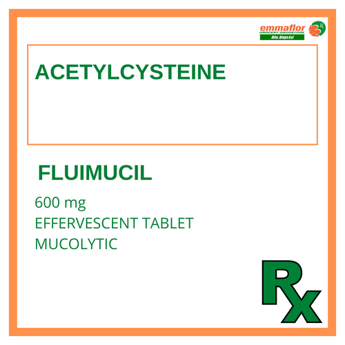 Acetylcysteine - Fluimucil 600mg | EmmaflorDrugStore