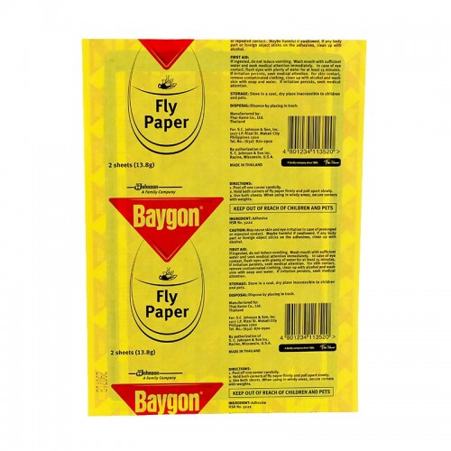 Baygon Fly Paper 2 sheets | EmmaflorDrugStore
