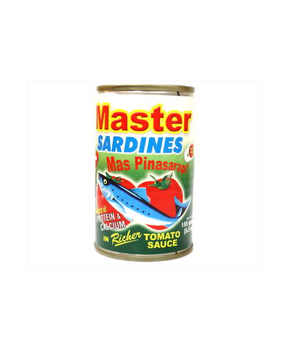 Master Sardines in Tomato Sauce 155g | EmmaflorDrugStore