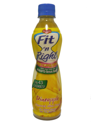 Del Monte Fit and Right Pineapple 330ml | EmmaflorDrugStore