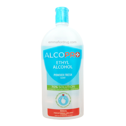 Alcopro Ethyl Alcohol 70% 500ml | EmmaflorDrugStore