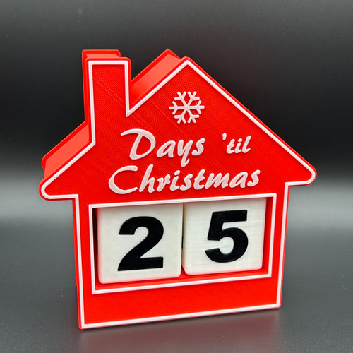 Christmas Countdown House | Creative Prints Co.