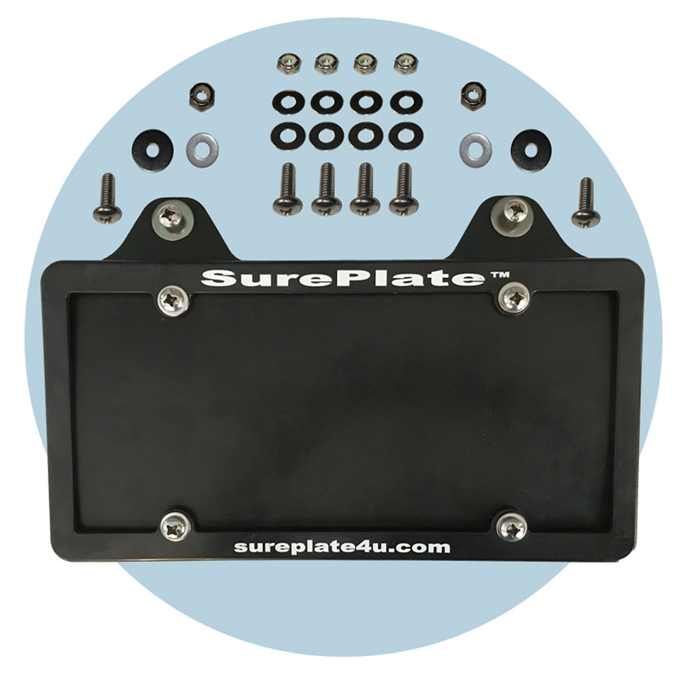 SUREPLATE™ LF16004 Trailer/RV License Plate Holder Bracket