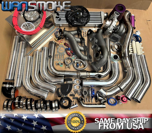 T76 Turbo Kit V8 LS LS1 LS2 LS3 LS6 for Silverado Sierra 4.8 4.8 5.3 6. ...