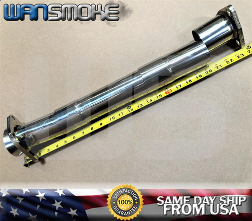 4-Way 2.5" Exhaust Test Pipe 88-00 HONDA CIVIC CRX ACURA INTEGRA DC2 EG ...