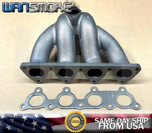 TOP MOUNT TURBO MANIFOLD FOR B18C B16A B17A B20 DOHC INTEGRA DC2 EG EK ...