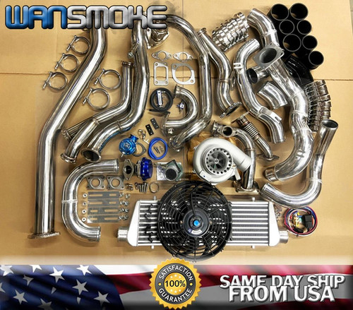 GT35 Turbocharger Bolt-on Turbo Kit for 03-06 350Z Z33 G35 Coupe VQ35DE ...