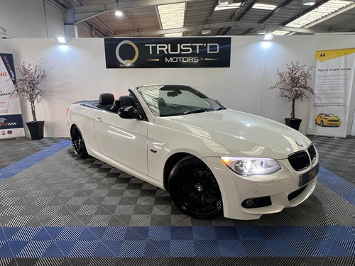 2012 62 BMW 320D SPORT PLUS CONVERTIBLE E93 2.0L 181 BHP WHITE 86K ...