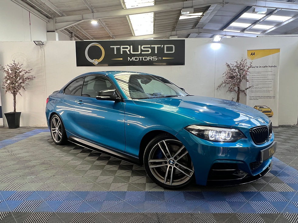 2019 19 BMW M240i 3.0L 355 BHP LONG BEACH BLUE 37K | Trust'd Motors LTD