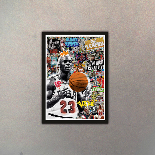 Jordan Collage Pop | Cuadros Vintage