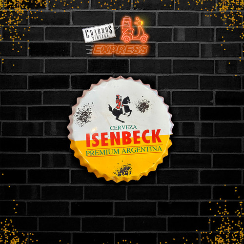 Chapita Vintage Isenbeck EXPRESS | Cuadros Vintage