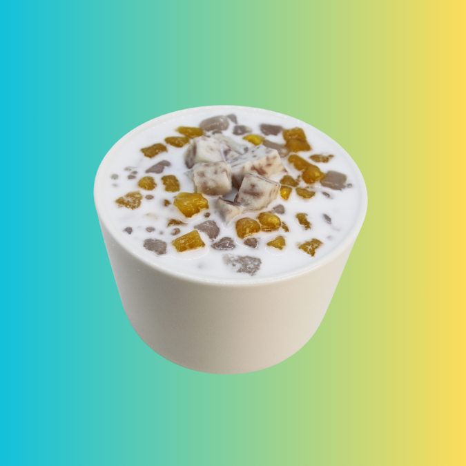 Coconut Sago with Taro, Barley & Mini Taro Balls | Light, refreshing ...