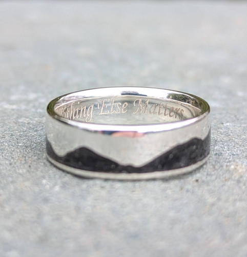 Laser engraving (ring) | Lakeland Rings