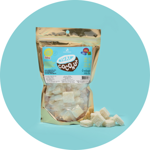 Aromatic Coconut Gummies 200g | CHEW GREEN