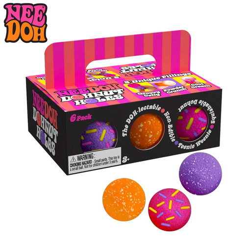 NeeDoh Dohnut Holes (6 Pack) | So Realistic