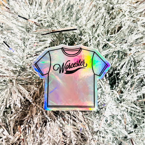 Holographic Worcester 1722 Shirt Sticker | Worcester Wares