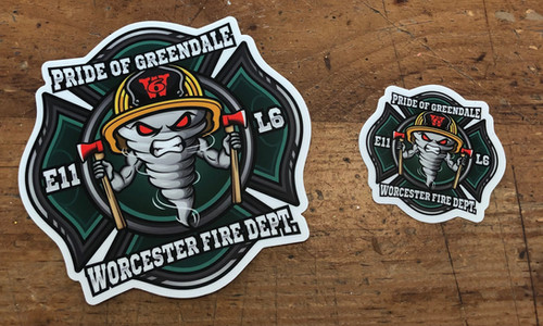 Greendale Sticker | Worcester Wares