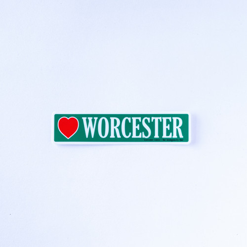 Street Sign Sticker | Worcester Wares