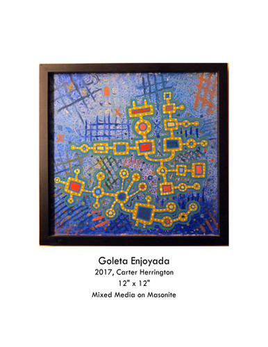 Original Abstract Painting, Goleta Enjoyada | carterherrington-art