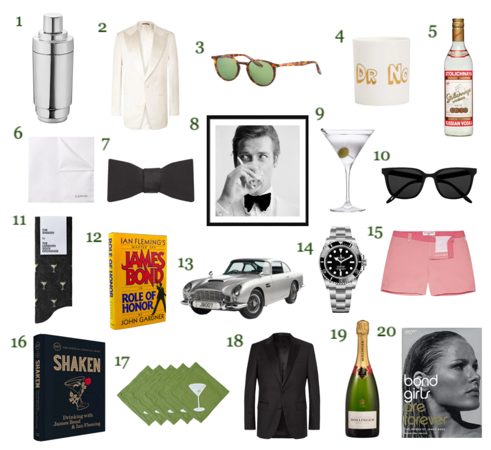 James Bond Inspired Gift Guide