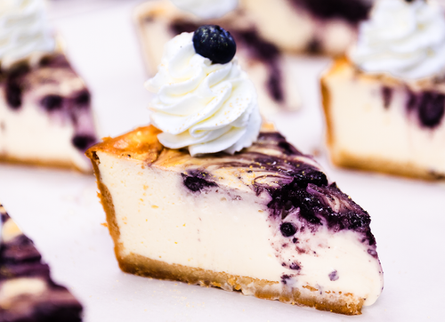 Blueberry Cheesecake (sliced & full size) | Keto Bakery OC