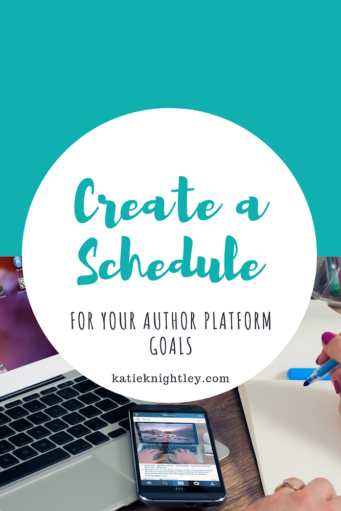 Create a Schedule for Your Author Platform Goals