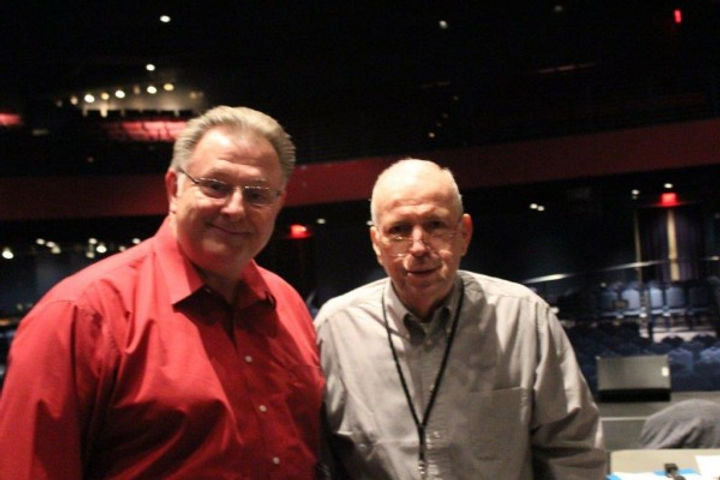 Greg Wing with Frank Sinatra Jr.