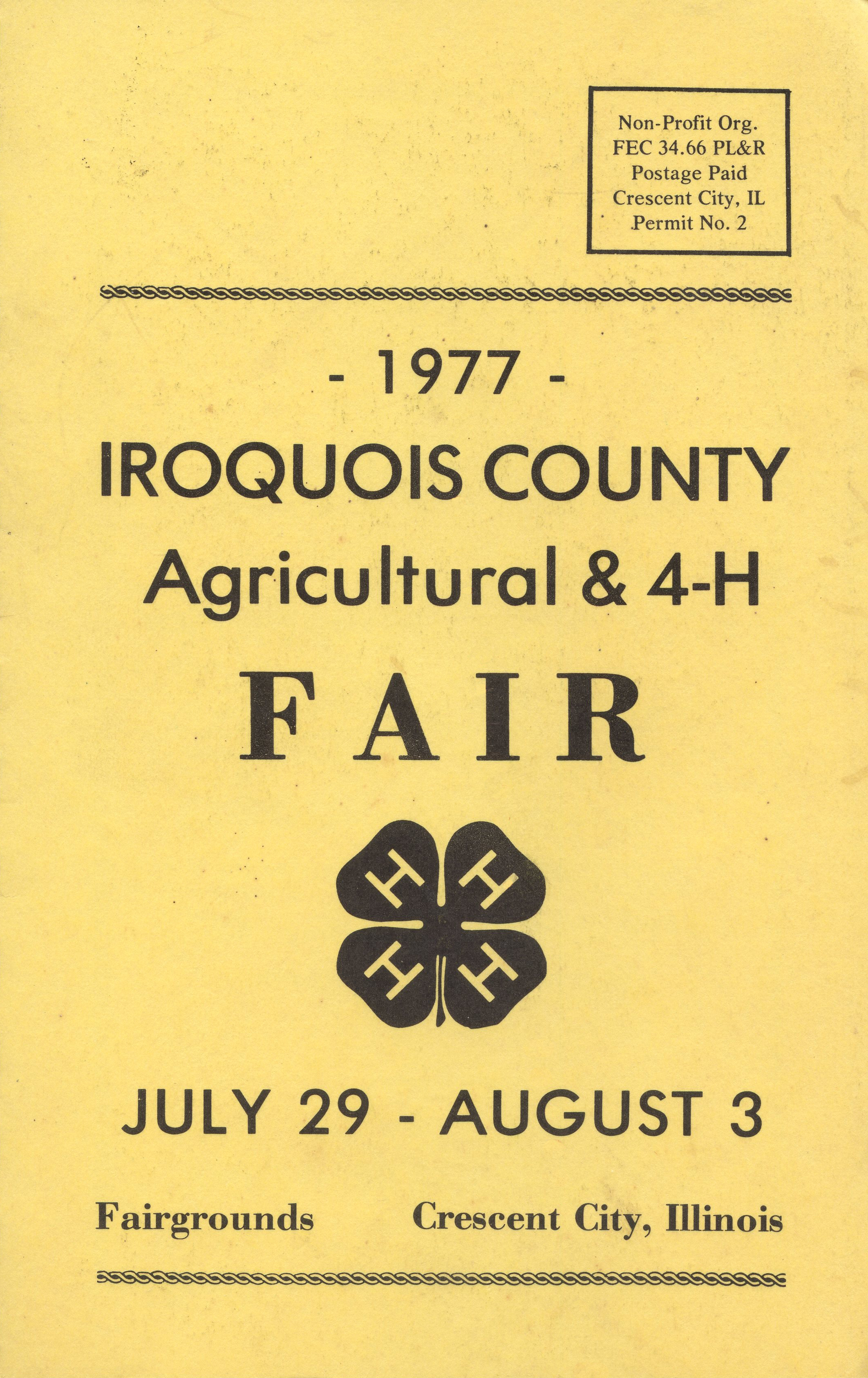 Fair Book Covers | Iroquois County Fair