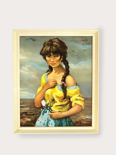 Very Rare Original Framed Marcel Dyf Print 960s/70s - Gypsy Girl | Bad ...