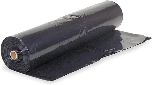 Black Polythene Plastic Roll/Builders Film 2/4M x 200um x 50M AS 2870 ...