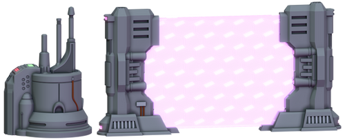 War Scenery | Sci-Fi District 1919 Laser Gate