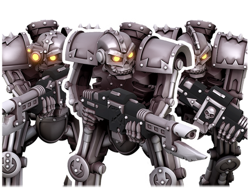 War Scenery | Chaos Android Infantry [10 Minis]