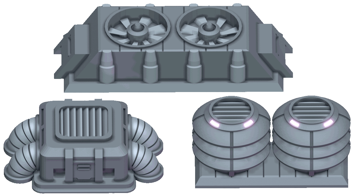 War Scenery | Sci-Fi District 1919 Scatter Terrain 3