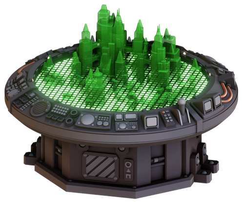 War Scenery | Grimdark Holo Command Table