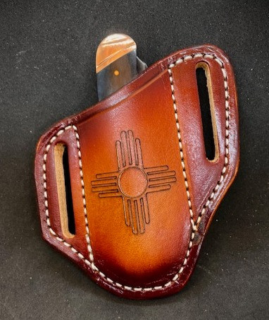ARIZONA ZIA TRAPPER SHEATH | SULLIVAN LEATHER